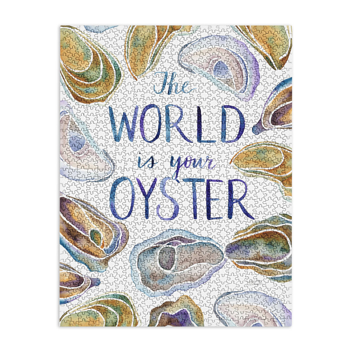 Jessica Larson The World is Your Oyster Puzzle – Shop Angelina
