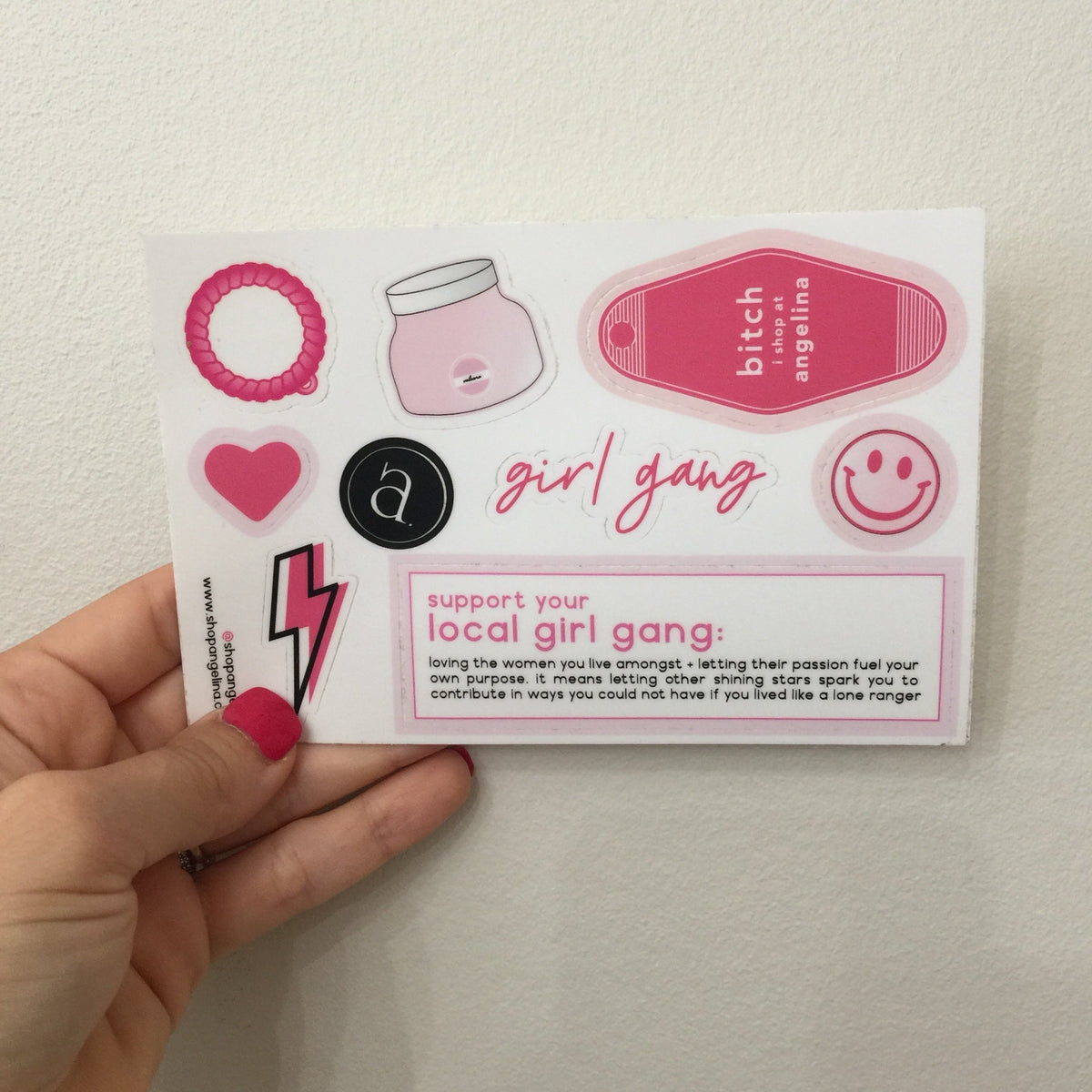 Angelina Favorites Sticker Sheet – Shop Angelina